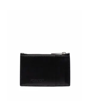 Bottega Veneta Zipped Card Case - Black