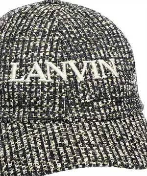 LANVIN Embroidered Logo Baseball Cap - Black