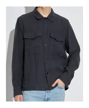 RAG  BONE Lapel Long Sleeve Shirt