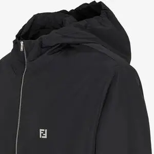 Fendi Ff Hooded Drawstring Jacket