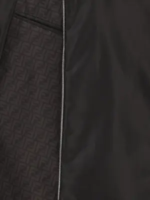 Fendi Ff Hooded Drawstring Jacket