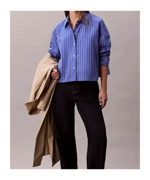 Calvin Klein Striped Cotton Shirt