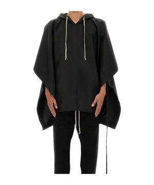 Rick Owens Concordians Drawstring Poncho