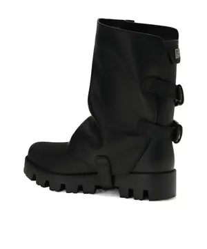 Dolce & Gabbana Buckled Ankle Boots