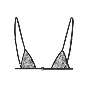 Dolce & Gabbana Lace-trimmed Triangle Bra