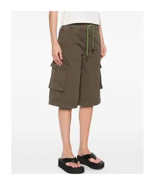 Herno Cargo Shorts With Drawstring Waist - Brown