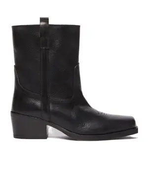 Max Mara Square Toe Ankle Boots
