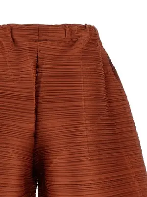 PLEATS PLEASE BY ISSEY MIYAKE Wide Leg Pleated Pants