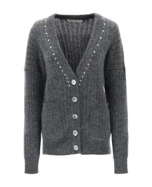 Alessandra Rich V Neck Cardigans For Women