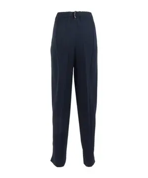 Fabiana Filippi Elastic Waistband Belted Pants - Black