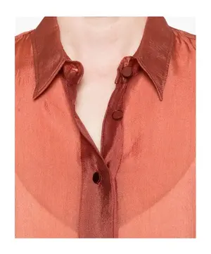 FORTE_FORTE Sheer Organza Shirt