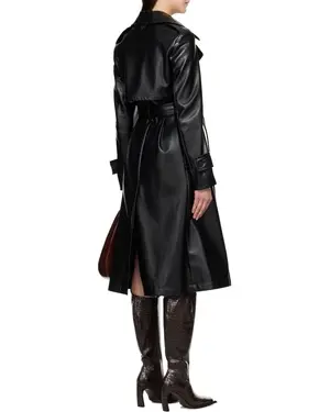 Acne Studios Leather Trench Coat