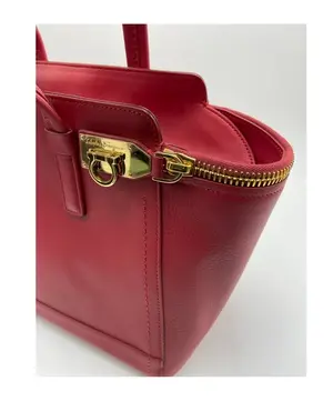 FERRAGAMO Double-handled Shoulder Bag With Zipper Details