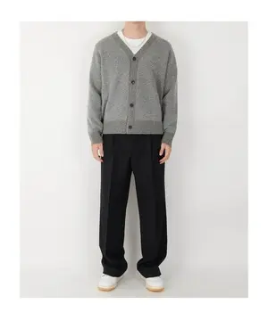 SUNFLOWER Wide Pleated Trousers In Virgin Wool - Black