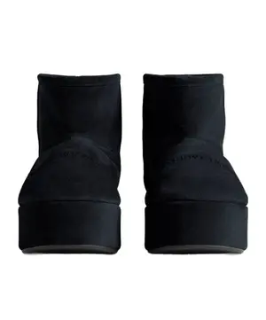Balenciaga Alaska Platform Boots - Black