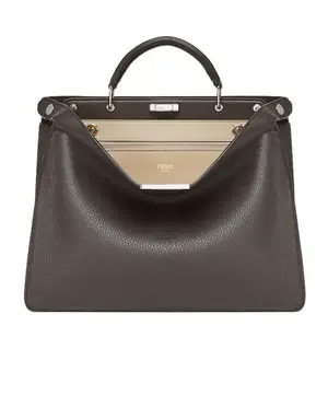 Fendi Peekaboo Iseeu Medium Tote Bag - Brown