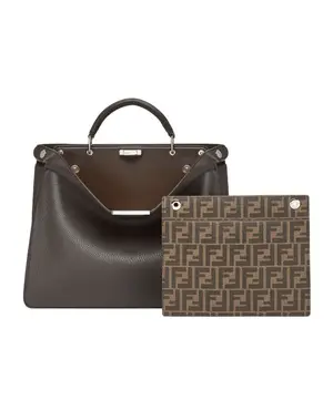Fendi Peekaboo Iseeu Medium Tote Bag - Brown