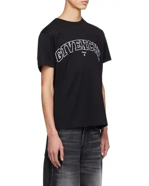 Givenchy Logo-embroidered Jersey T-shirt