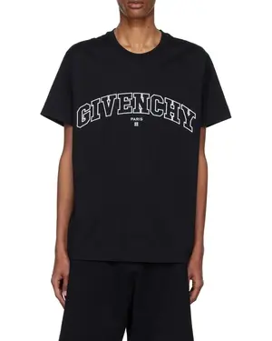 Givenchy Logo-embroidered Jersey T-shirt