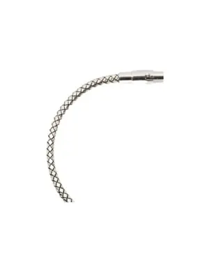 Alexander McQueen Skull Charm Cord Bracelet