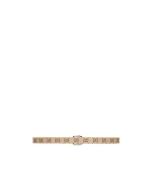 Gucci Gg Marmont Thin Belt - Nude