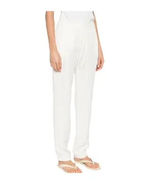 Fabiana Filippi Straight Leg Drawstring Pants - White