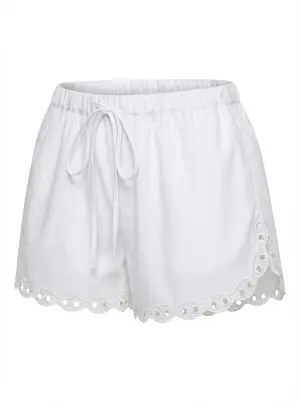 Gucci Embroidered Poplin Shorts