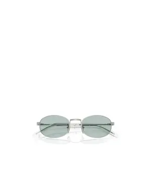 Prada Oval Frame Sunglasses - Gray