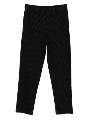 Issey Miyake Homme Plissé Pleated Straight Leg Trousers