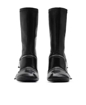 Burberry Zip-detailed Ankle Boots - Black