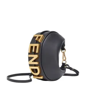 Fendi Graffiti Mini Tote Bag - Black