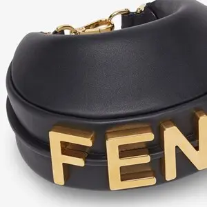 Fendi Graffiti Mini Tote Bag - Black