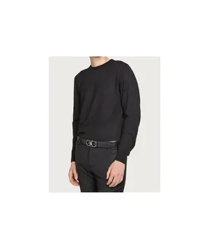 FERRAGAMO Gancini Buckle Double-sided Belt - Black