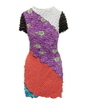 MARINE SERRE Pop-corn Mini Dress