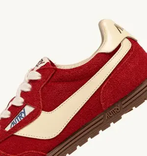 AUTRY Windspin Lace-up Sneakers - Ruby And Turnip