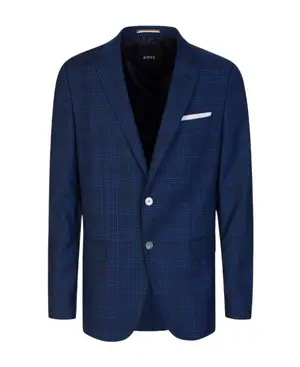 Hugo Boss Single-breasted Blazer - Blue