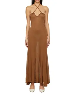 TOM FORD Sleeveless Halterneck Maxi Dress