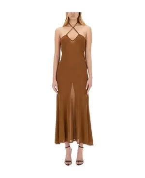 TOM FORD Sleeveless Halterneck Maxi Dress