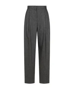 Emporio Armani Pleated Trousers - Black