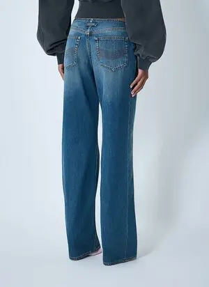 JEAN PAUL GAULTIER Straight-leg Zip Jeans