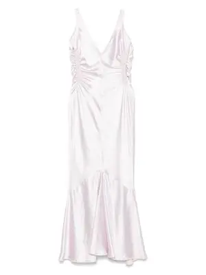 Sportmax Katia V-neck Sleeveless Maxi Dress - No