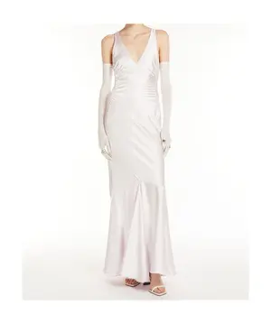 Sportmax Katia V-neck Sleeveless Maxi Dress - No