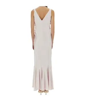 Sportmax Katia V-neck Sleeveless Maxi Dress - No