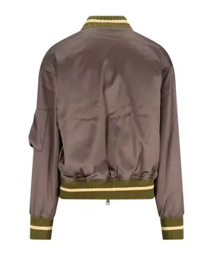 VIVIENNE WESTWOOD Long-sleeved Zip-up Bomber Jacket