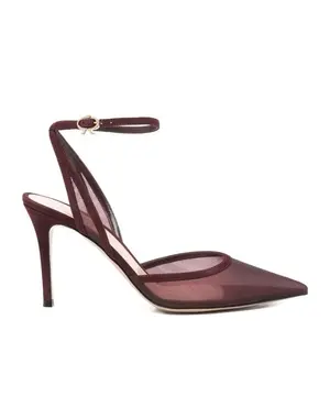 GIANVITO ROSSI 100mm Suede Heeled Pumps - Multicolor