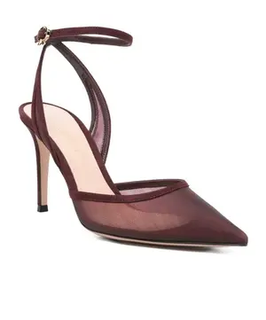 GIANVITO ROSSI 100mm Suede Heeled Pumps - Multicolor