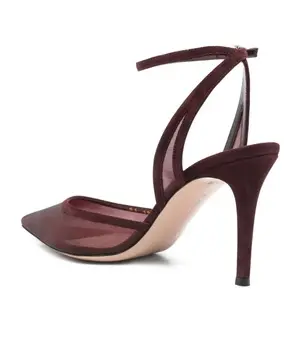 GIANVITO ROSSI 100mm Suede Heeled Pumps - Multicolor