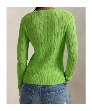 Polo Ralph Lauren Cable Knit Logo Detail Sweater - Brightleaf