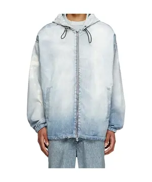 DIESEL® D-wynny Jogg Hooded Jacket - Light Blue