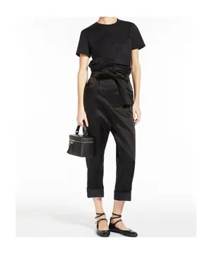 Max Mara Papaia Logo Embroidered T-shirt